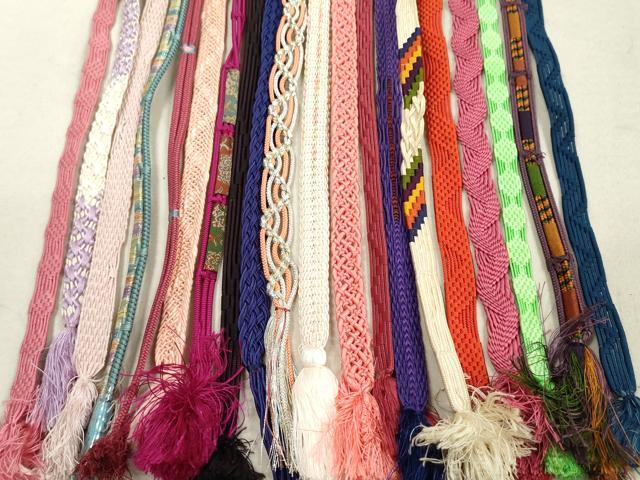 平和屋着物＊夏物　和装小物　帯締め20本　逸品　DAAV8114by