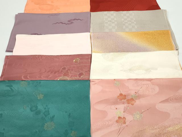 平和屋着物★和装小物　帯揚げ10枚　正絹　逸品　DAAV8145by