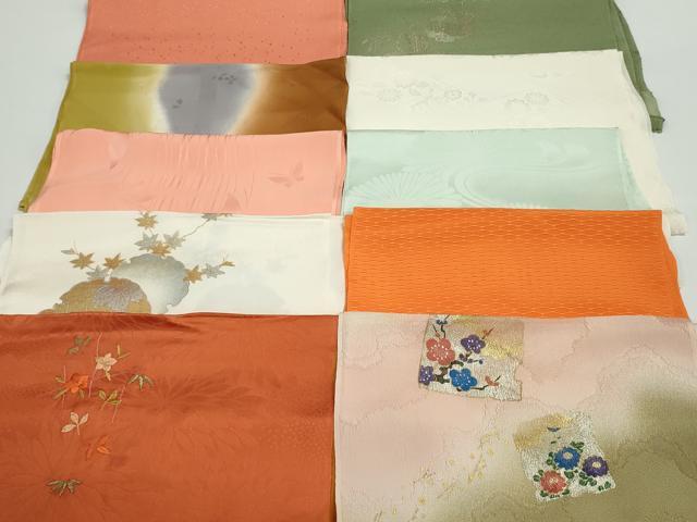 平和屋着物★和装小物　帯揚げ10枚　正絹　逸品　DAAV8150by