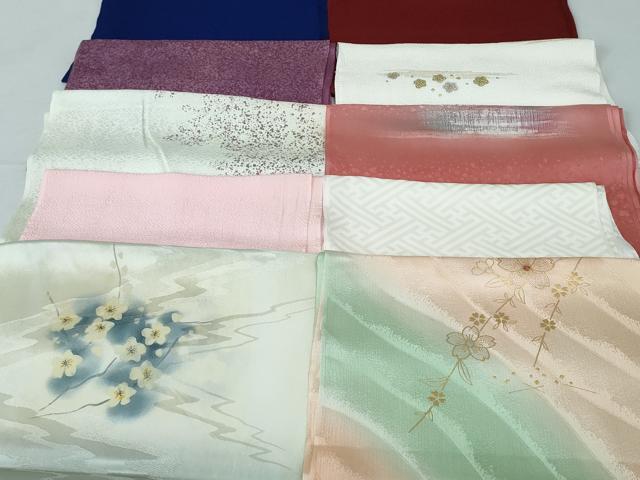 平和屋着物★和装小物　帯揚げ10枚　正絹　逸品　DAAV8155by