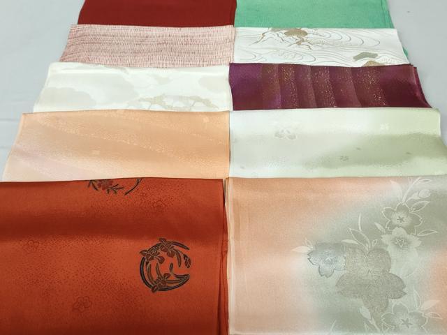 平和屋着物★和装小物　帯揚げ10枚　正絹　逸品　DAAV8156by