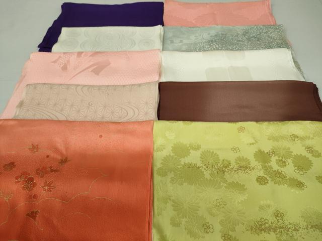 平和屋着物★和装小物　帯揚げ10枚　正絹　逸品　DAAV8176by