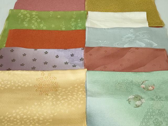 平和屋着物★和装小物　帯揚げ10枚　正絹　逸品　DAAV8187by