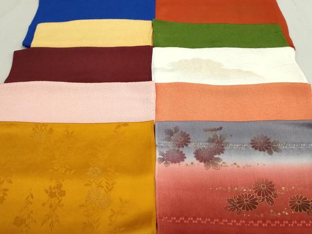 平和屋着物★和装小物　帯揚げ10枚セット　正絹　逸品　DAAV8199by