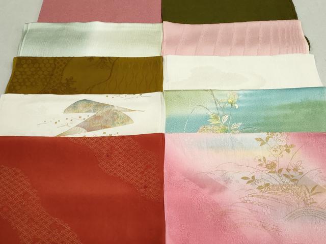 平和屋着物★和装小物　帯揚げ10枚セット　正絹　逸品　DAAV8201by