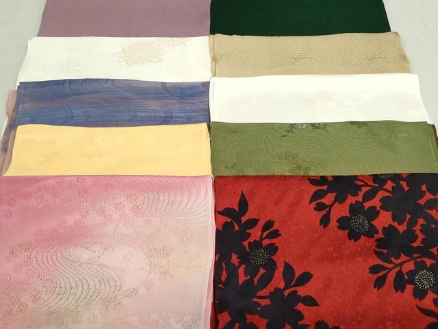 平和屋着物★和装小物　帯揚げ10枚セット　正絹　逸品　DAAV8202by