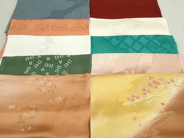 平和屋着物★和装小物　帯揚げ10枚セット　正絹　逸品　DAAV8204by