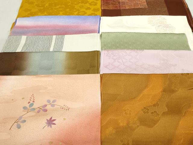 平和屋着物★和装小物　帯揚げ10枚セット　正絹　逸品　DAAV8206by