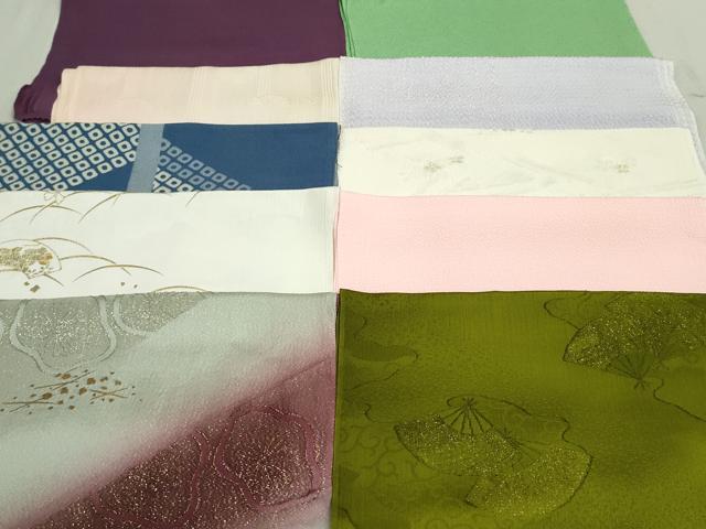 平和屋着物★和装小物　帯揚げ10枚セット　正絹　逸品　DAAV8213by