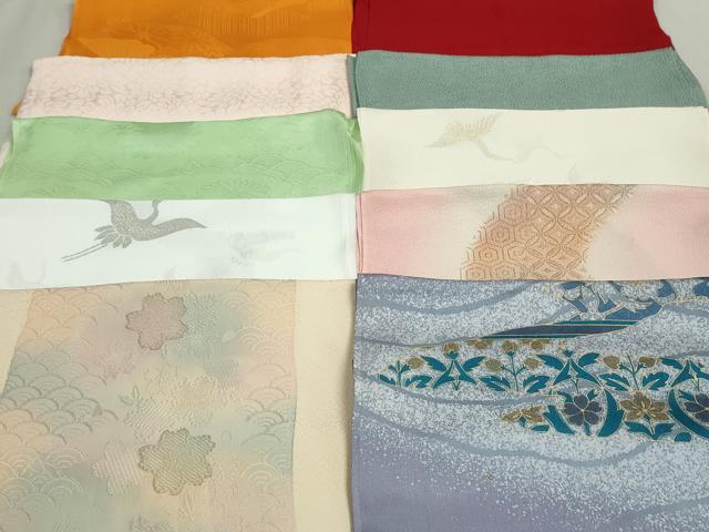 平和屋着物★和装小物　帯揚げ10枚セット　正絹　逸品　DAAV8216by
