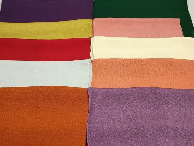 平和屋着物★和装小物　帯揚げ10枚セット　正絹　逸品　DAAV8217by