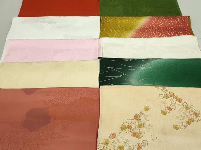 平和屋着物★和装小物　帯揚げ10枚セット　正絹　逸品　DAAV8222by