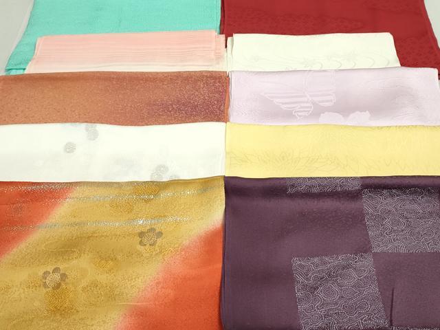 平和屋着物★和装小物　帯揚げ10枚セット　正絹　逸品　DAAV8225by