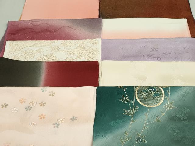 平和屋着物★和装小物　帯揚げ10枚セット　正絹　逸品　DAAV8230by