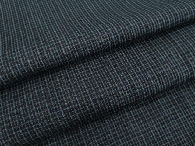 平和屋着物●男性　紬　格子　正絹　逸品　DAAV8574tw
