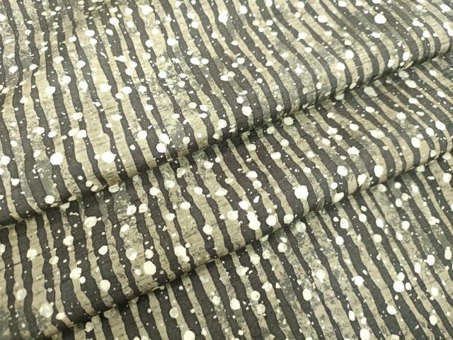 平和屋着物●上質な紬　変わり間道　ゑり善扱い　正絹　逸品　DAAV8593tw