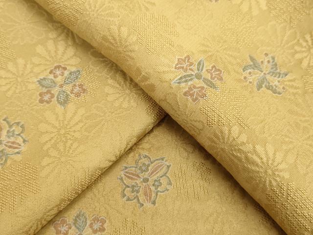 平和屋着物●上質な小紋　草花文　正絹　逸品　DAAV8756tw