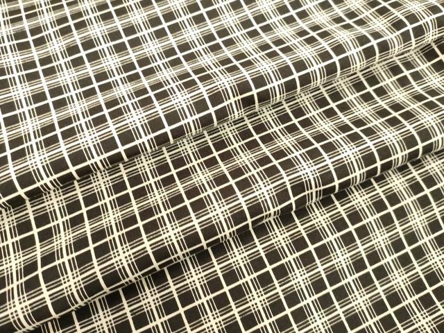 平和屋着物●小紋　格子　洗える着物　DAAV8799tw