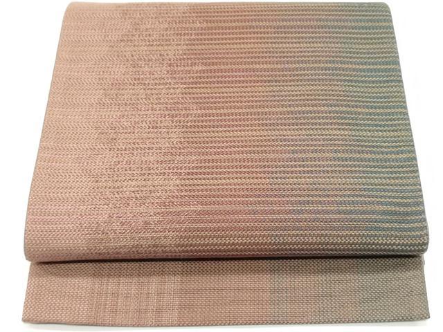 平和屋着物●太鼓柄袋帯　組織　霞間道　正絹　逸品　未使用　DAAV9287ob