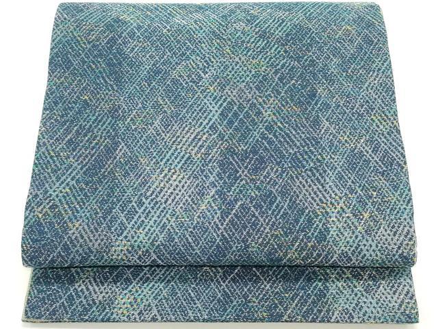 平和屋着物●両面　六通柄袋帯　霞間道　金糸　正絹　逸品　未使用　DAAV9384ob