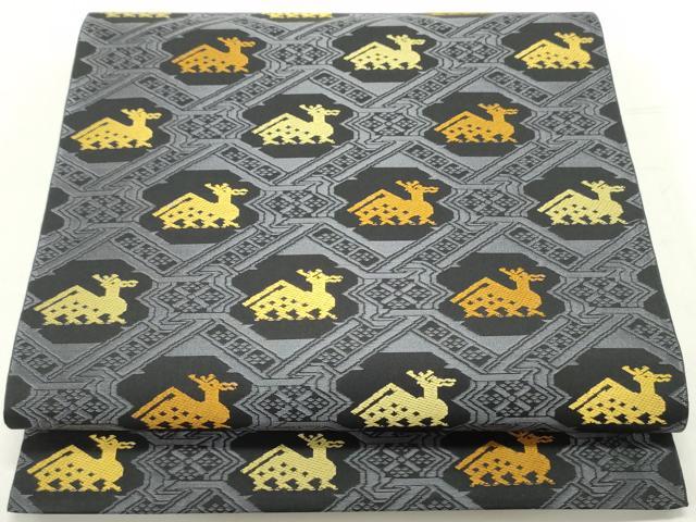 平和屋着物●六通柄　本袋帯　有栖川文様　正絹　逸品　DAAV9410ob