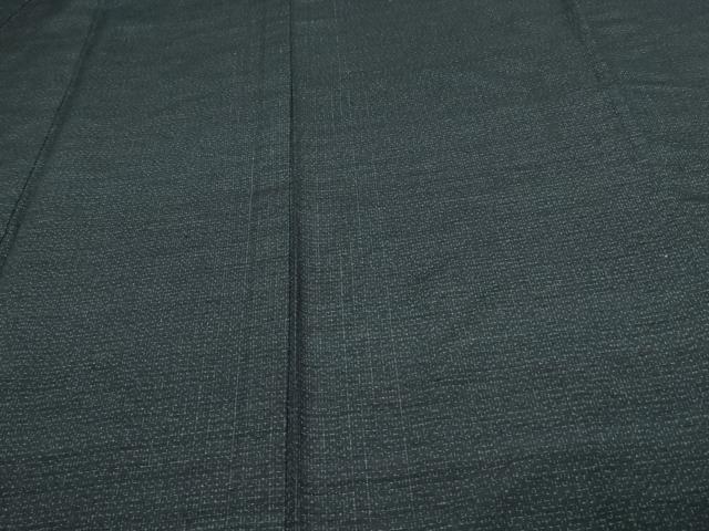 平和屋着物▽男性　紬　単衣　変わり間道　正絹　逸品　DAAV9530sf