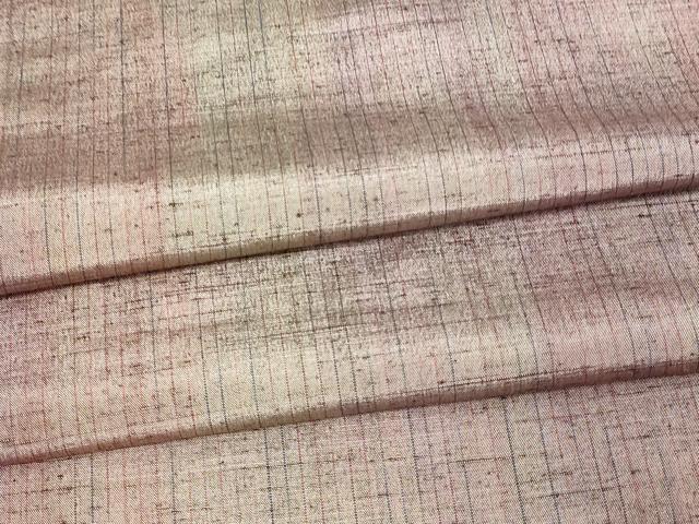 平和屋着物▽上質な紬　単衣　霞文　正絹　逸品　DAAV9601sf