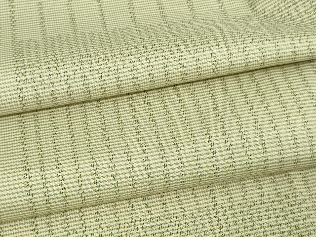 平和屋着物▽上質な紬　単衣　横段文　正絹　逸品　DAAV9631sf