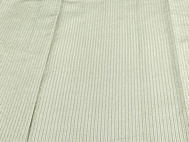 平和屋着物▽上質なお召 単衣 間道 正絹 逸品 DAAV9645sf 平和屋