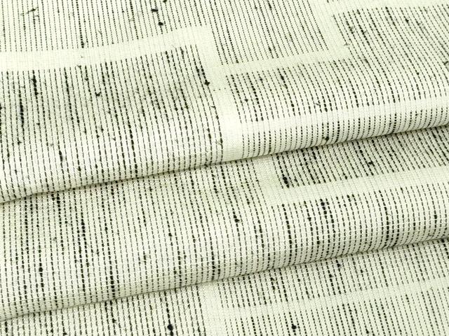 平和屋着物▽上質な紬　単衣　変わり間道　正絹　逸品　DAAV9719sf