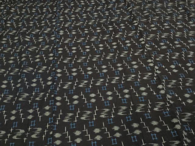 平和屋着物▽上質な小紋　単衣　吉祥文　綿　逸品　DAAV9738sf