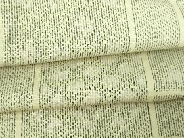 平和屋着物▽上質な紬　単衣　舞花文　正絹　逸品　DAAV9771sf