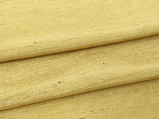 平和屋着物▽上質な紬　単衣　霞文　金糸　正絹　逸品　DAAV9940sf