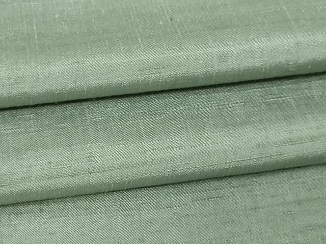 平和屋着物▽上質な紬　単衣　豆がら茶色　正絹　逸品　DAAV9958sf