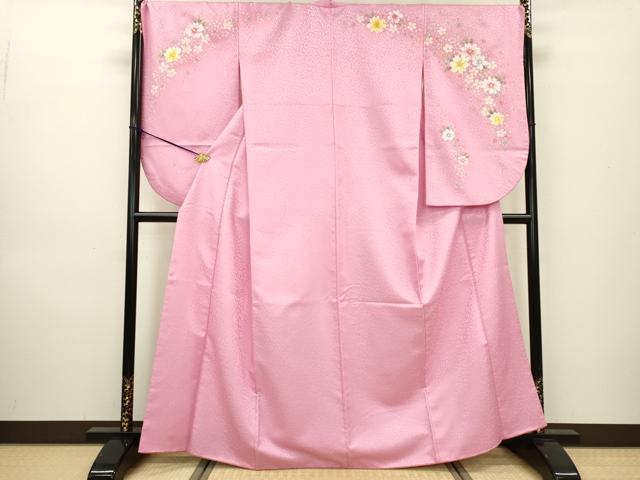 平和屋着物●小振袖　二尺袖　舞花　金銀彩　洗える着物　DAAW3786fe