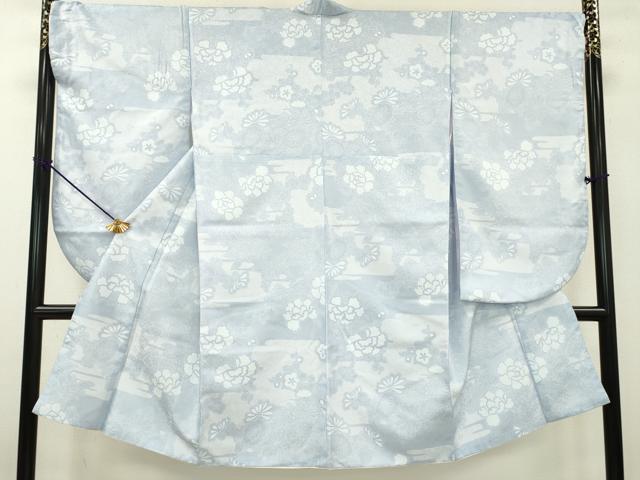 平和屋着物●小振袖　二尺袖　草花　洗える着物　DAAW3831fe