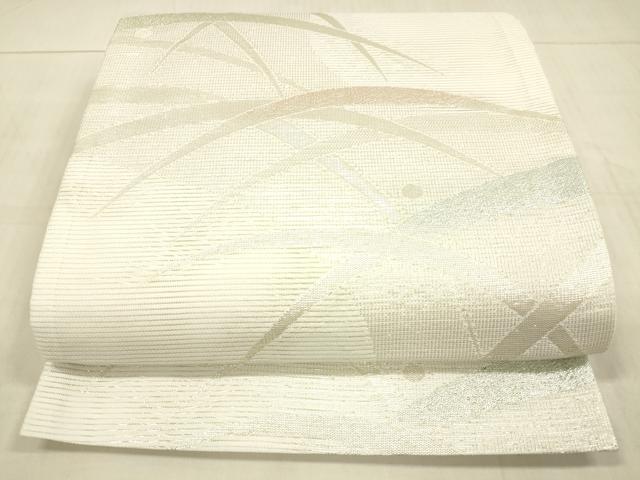平和屋着物＊夏物　六通柄　京袋帯　露芝文　銀糸　DAAW4237cm