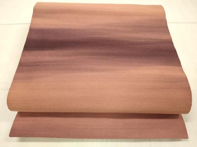 平和屋着物●爪掻き本綴れ　八寸名古屋帯　霞文　正絹　逸品　DAAW4357cm