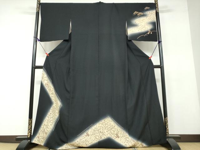 平和屋着物●訪問着　辻が花　正絹　逸品　DAAW5028ud