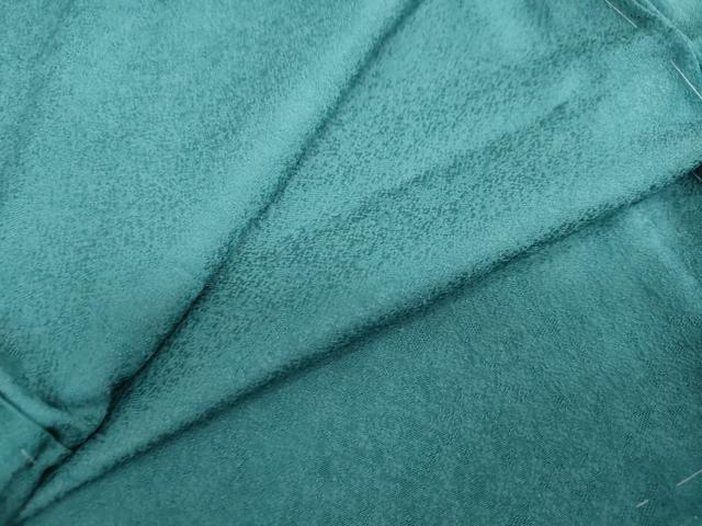 平和屋着物●上質な色無地　霞地紋　天鵞絨色　正絹　逸品　未使用　DAAW5087ud