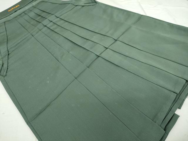 平和屋着物●男性　馬乗り袴　古代扇寿平　縞　正絹　逸品　DAAW5159ud