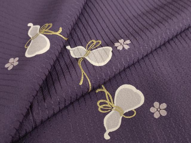 平和屋着物●上質な小紋　瓢箪　ひょうたん　金彩　正絹　逸品　DAAW5170ud