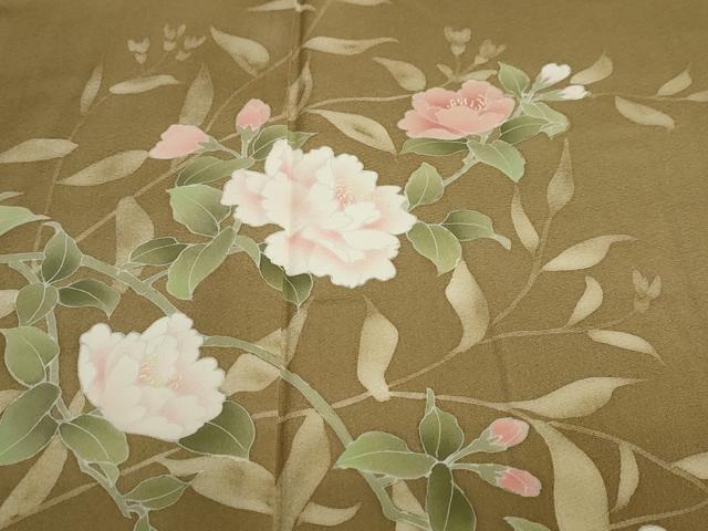 平和屋着物○訪問着 友禅 枝花文 正絹 逸品 DAAW5238ud