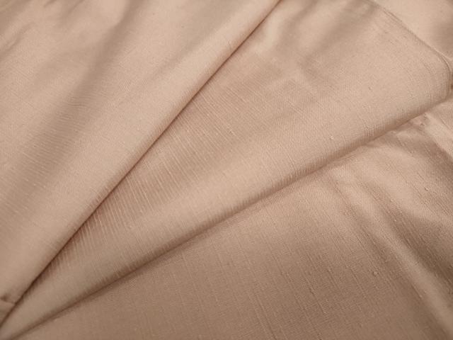 平和屋着物●結城紬　宍色　正絹　逸品　DAAW5249ud