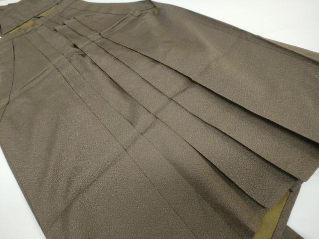 平和屋着物●男性　馬乗り袴　霞文　正絹　逸品　DAAW5349ud