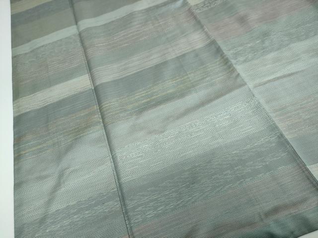 平和屋着物●本場大島紬　横段霞文　正絹　逸品　DAAW5385ud