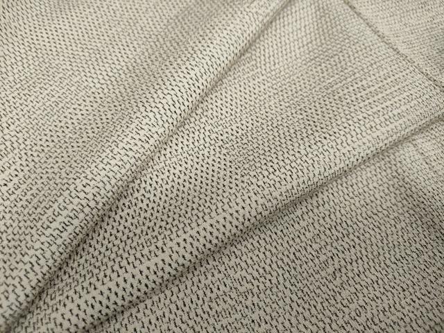 平和屋着物●本塩沢　霞文　正絹　逸品　DAAW5402ud