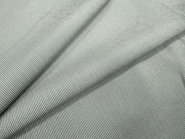 平和屋着物●江戸小紋　万筋　岩井茶色×紫水晶色　正絹　逸品　DAAW5498ud