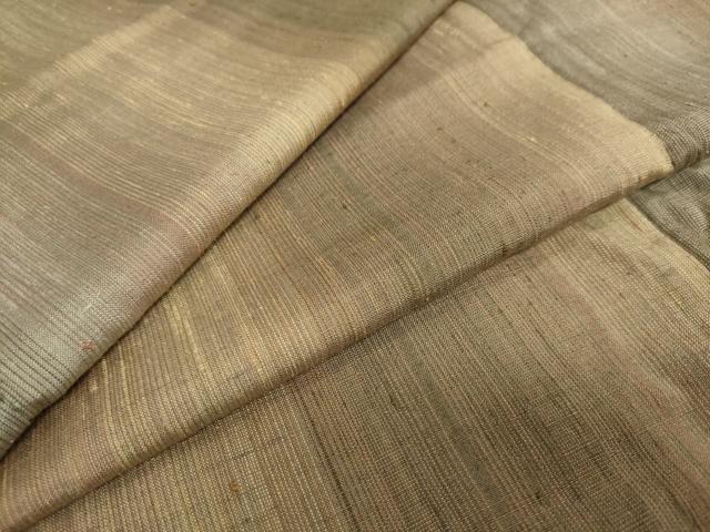 平和屋着物●上質な紬　霞間道　正絹　逸品　DAAW5549ud