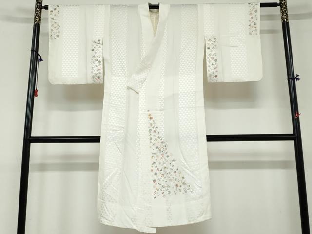 平和屋着物●長襦袢　無双仕立て　宝尽くし文　金彩　正絹　逸品　DAAW5570ud